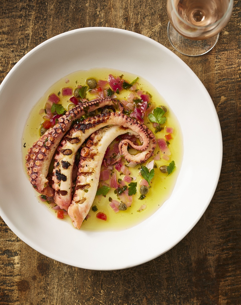 Grilled marinated octopus | Saint Pierre